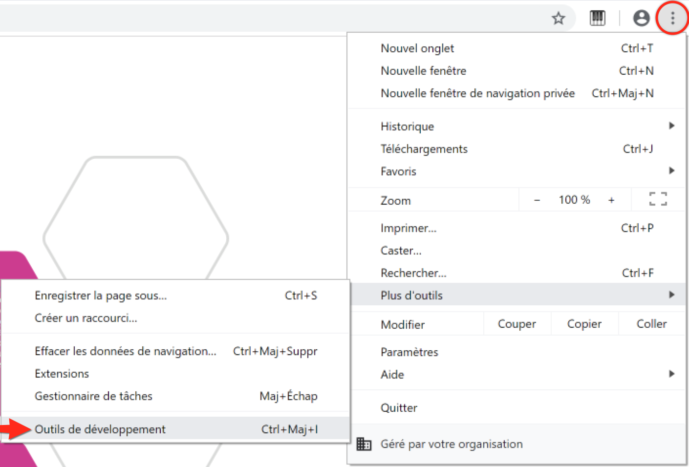 Les outils de développement des navigateurs web Firefox, Chrome...